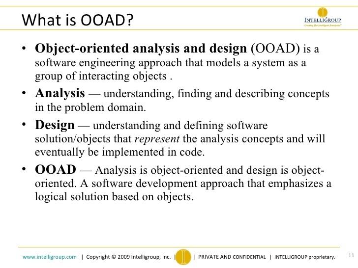Object Oriented Analysis And Design Alchetron The Free Social 